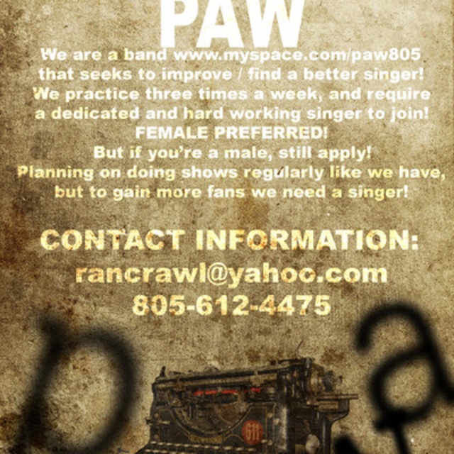 PAW - Band in Oxnard CA - BandMix.com