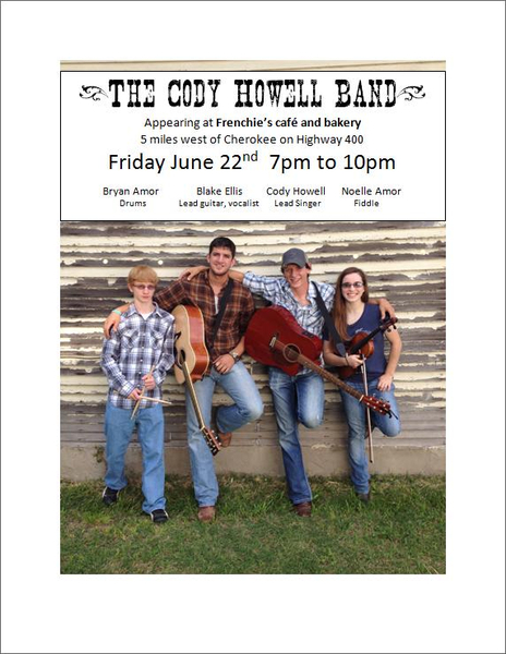 The Cody Howell Band - Band in Parsons KS - BandMix.com